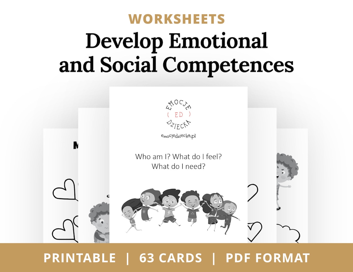 Who Am I? What Do I Feel? What Do I Need? WORKSHEETS FOR KIDS Develop ...