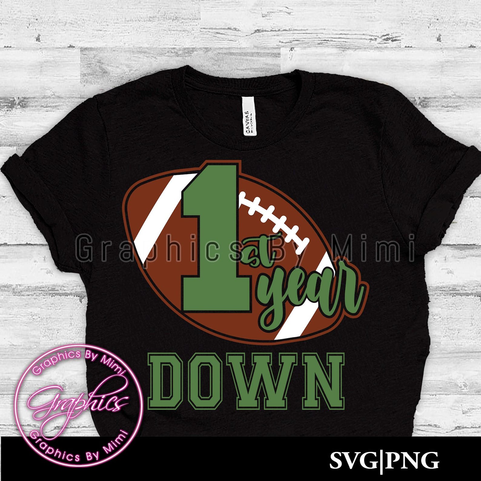 First Birthday Svg, Football One Svg, First Birthday Png, Football One ...