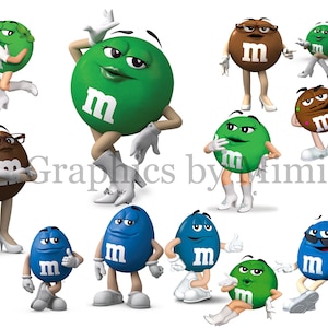M&M Clipart Png, Digital Download Clipart, Png File, Transparent ...