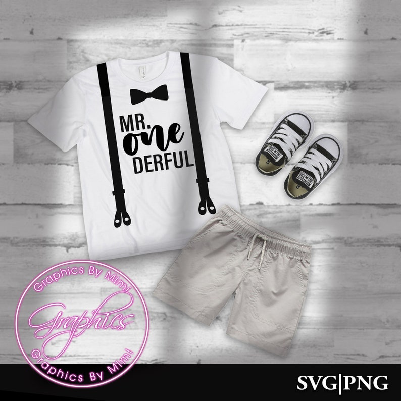 Mr. One Derful Svg, First Birthday Svg, Mr. One Derful Png, First ...