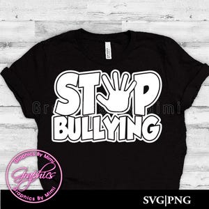 Stop Bullying Svg, Stop Bullying Png, Anti Bullying, Anti Bullying Svg ...
