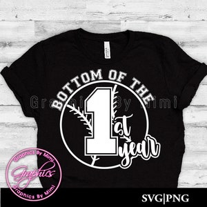 First Birthday Svg, Baseball Theme Svg, 1st Birthday Png, Baseball ...