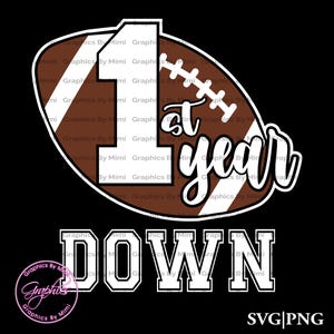 First Birthday Svg, Football One Svg, First Birthday Png, Football One ...