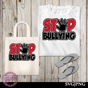 Stop Bullying Svg, Stop Bullying Png, Anti Bullying, Anti Bullying Svg ...