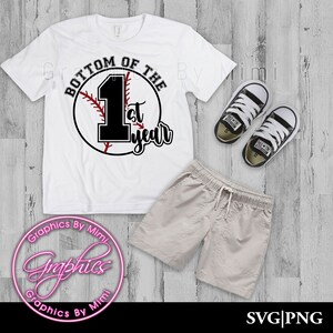 First Birthday Svg, Baseball Theme Svg, 1st Birthday Png, Baseball ...