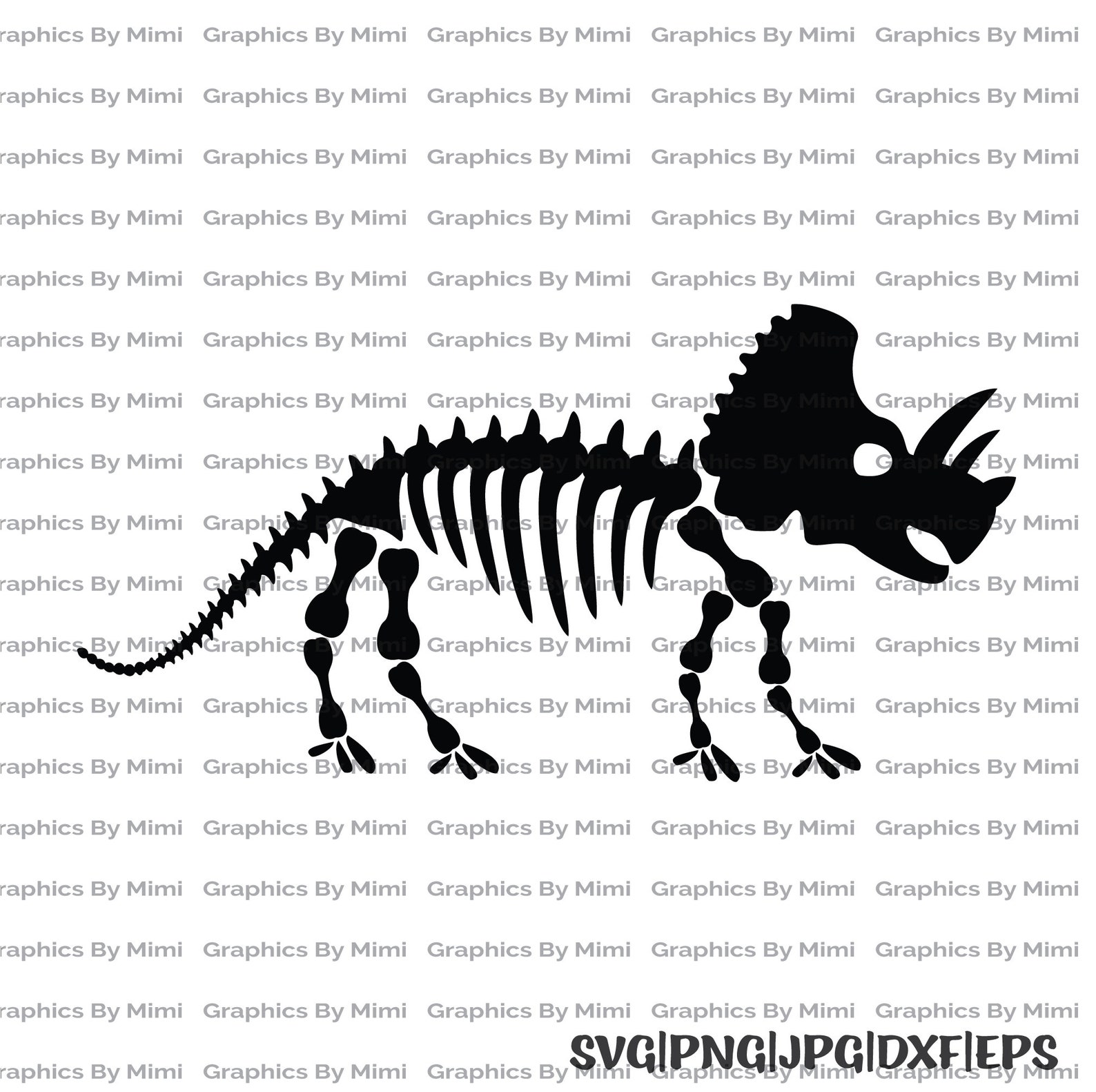 Triceratops Svg Dinosaur Svg Triceratops Png Dinosaur Png - Etsy