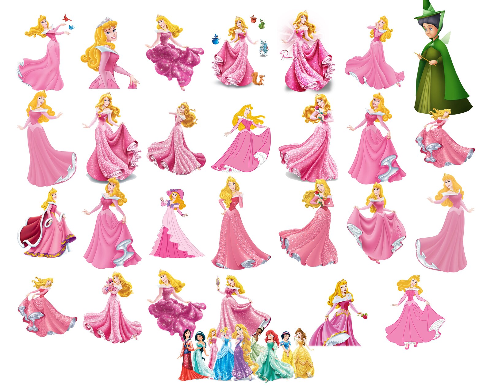 Sleeping Princess Clipart Png, Digital Clipart, Png File, Transparent ...