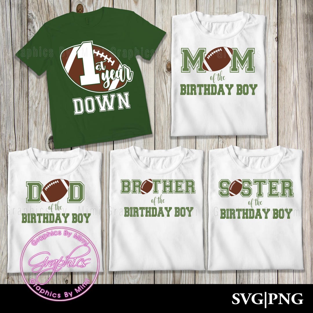 First Birthday Svg,png Green Football One Svg, Football One Png, 1st ...