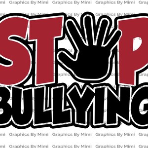 Stop Bullying Svg, Stop Bullying Png, Anti Bullying, Anti Bullying Svg ...