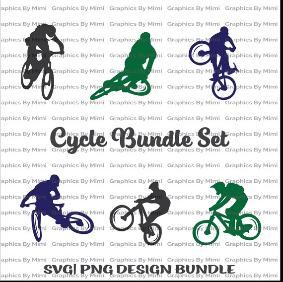 Cycling Set Svg Cycling Set Png Cycle Svg Cycling Stickers - Etsy