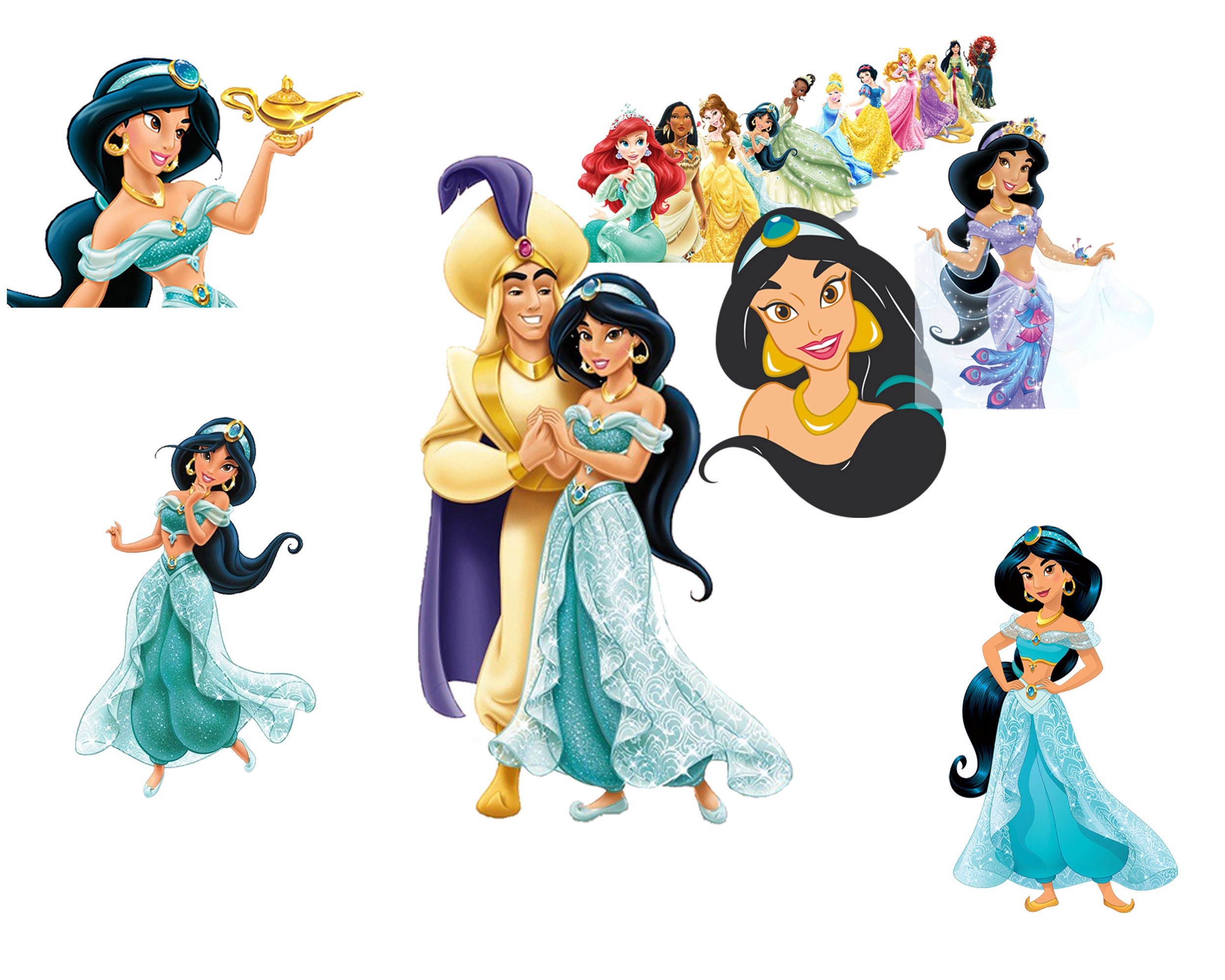 Princess Clipart Png Digital Clipart Png File Transparent - Etsy