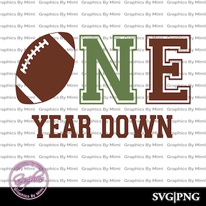 First Birthday Svg, Football One Svg, First Birthday Png, Football One ...