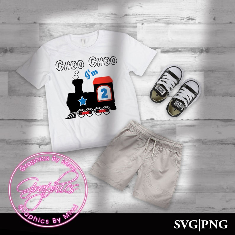 2nd Birthday Svg Train Birthday Svg 2nd Birthday Png Train - Etsy