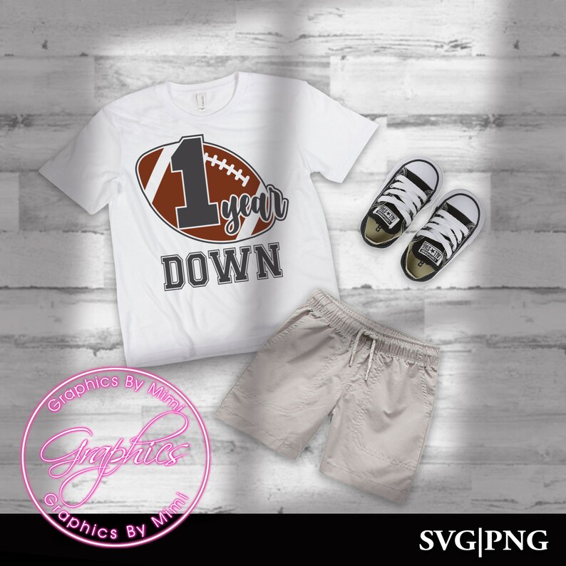 First Birthday Svg Football One Svg First Birthday Png - Etsy