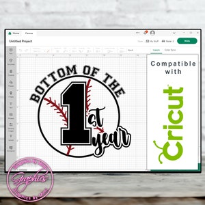 First Birthday Svg, Baseball Theme Svg, 1st Birthday Png, Baseball ...