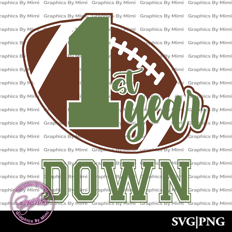 1st Touch Down Svg - Etsy