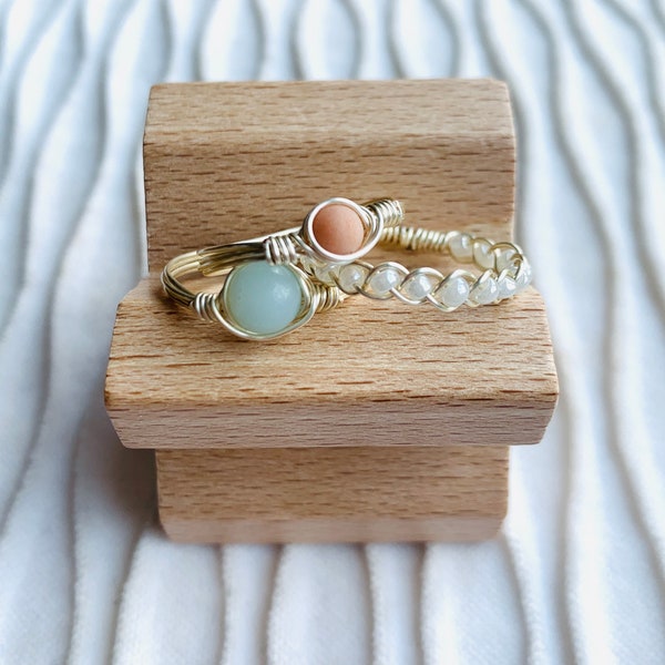 Wire Wrapped Ring - Etsy