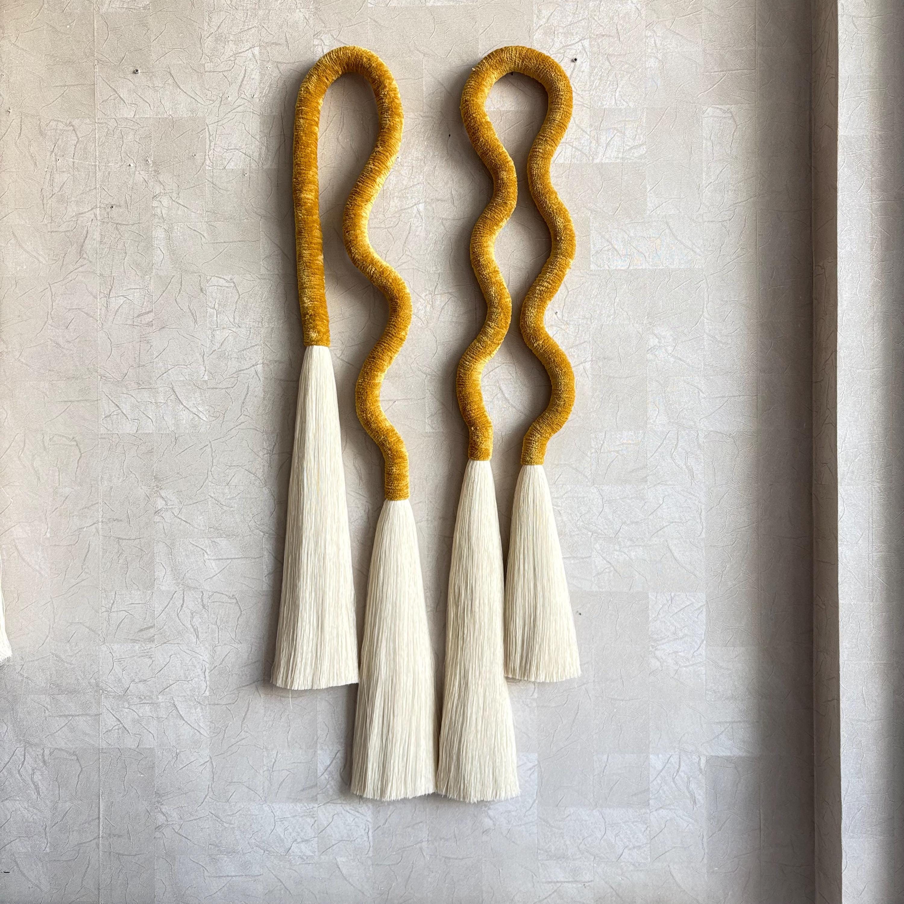Handcrafted Wool Fiber Sculpture | Custom Contemporary Wall Art ...