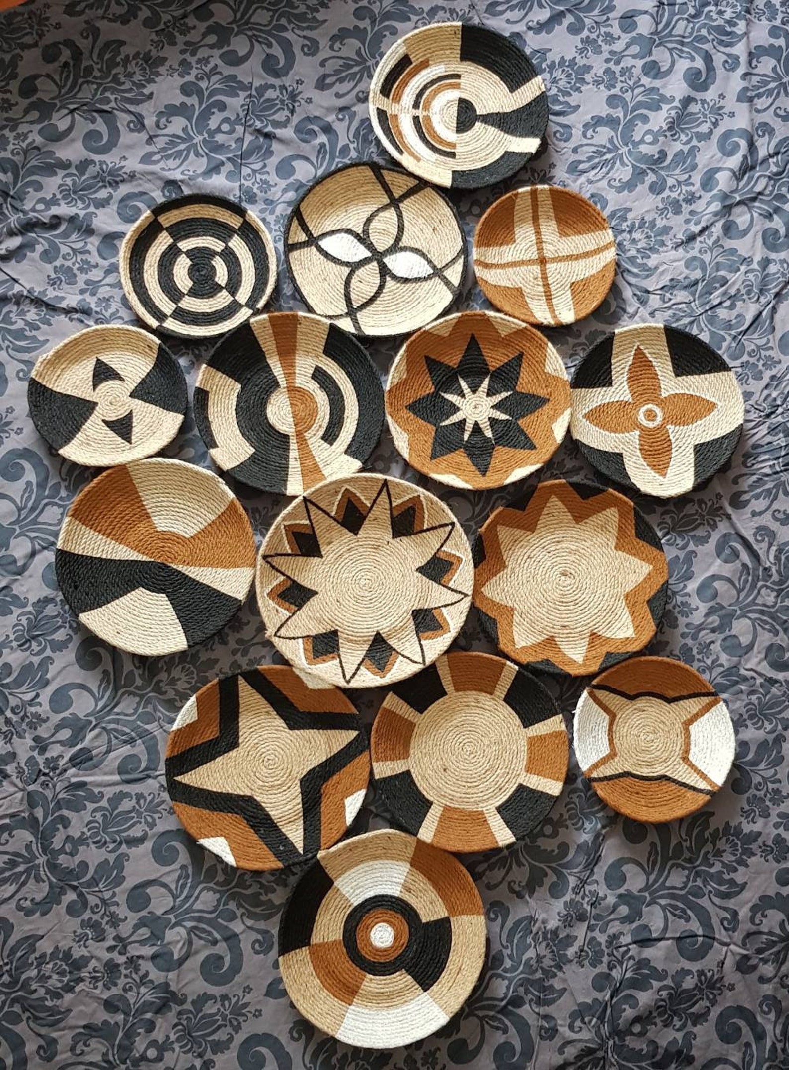 African Platecolourful Wall Plateboho Wall Platebalcony - Etsy