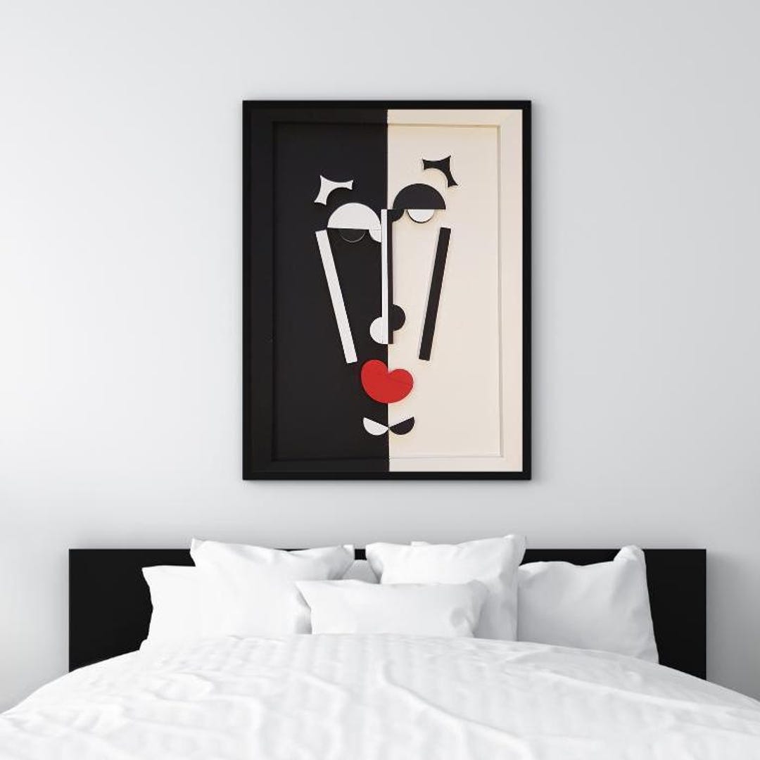 Geometric Wood Wall Art: Modern Minimalist Home Decor - Etsy