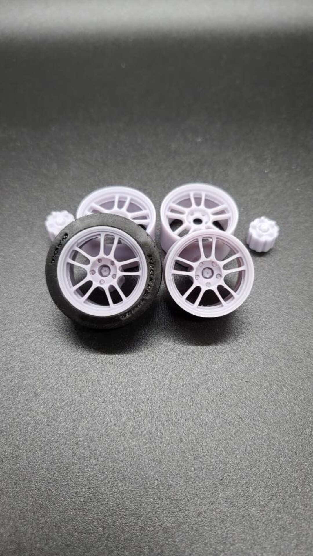 1:24 Scale Mitsubishi Evo 9 OEM Wheels - Etsy