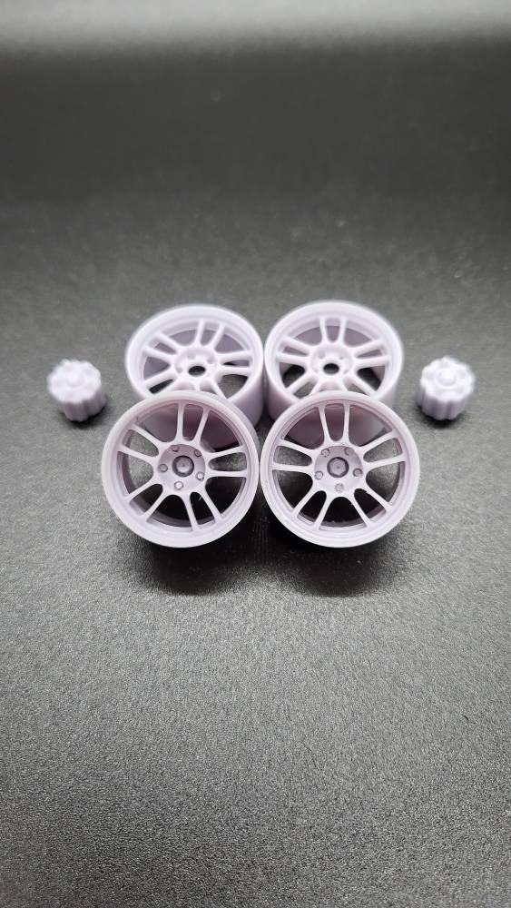 1:24 Scale Mitsubishi Evo 9 OEM Wheels - Etsy