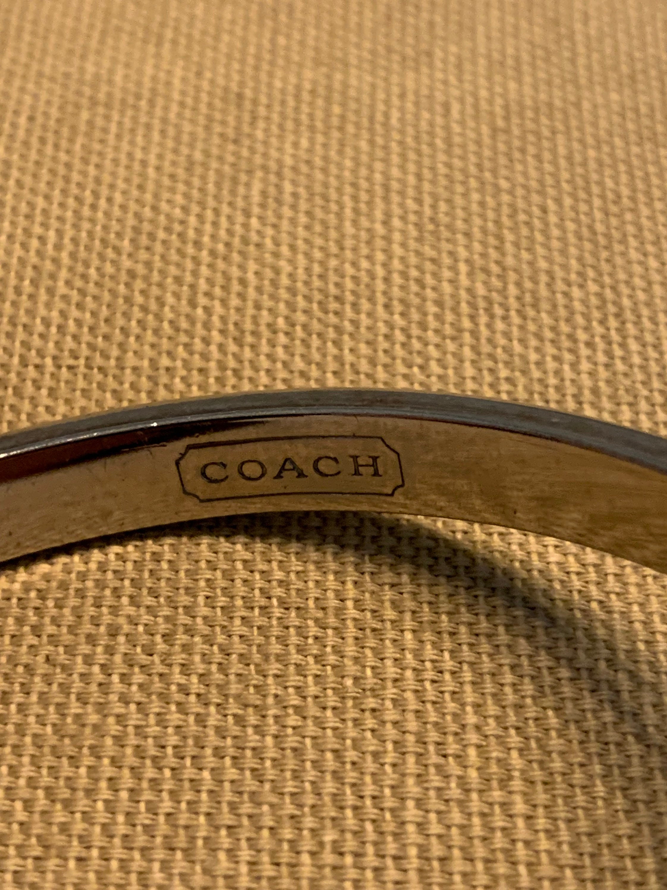 Coach Signature Bangle - Etsy