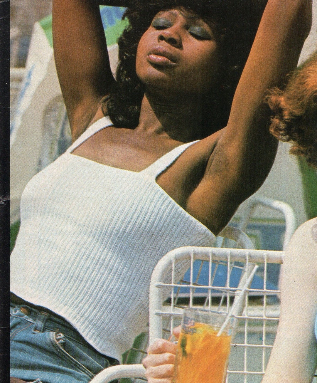 Vintage Knitting Pattern Pdf Digital Download Skinny Rib Vest From ...