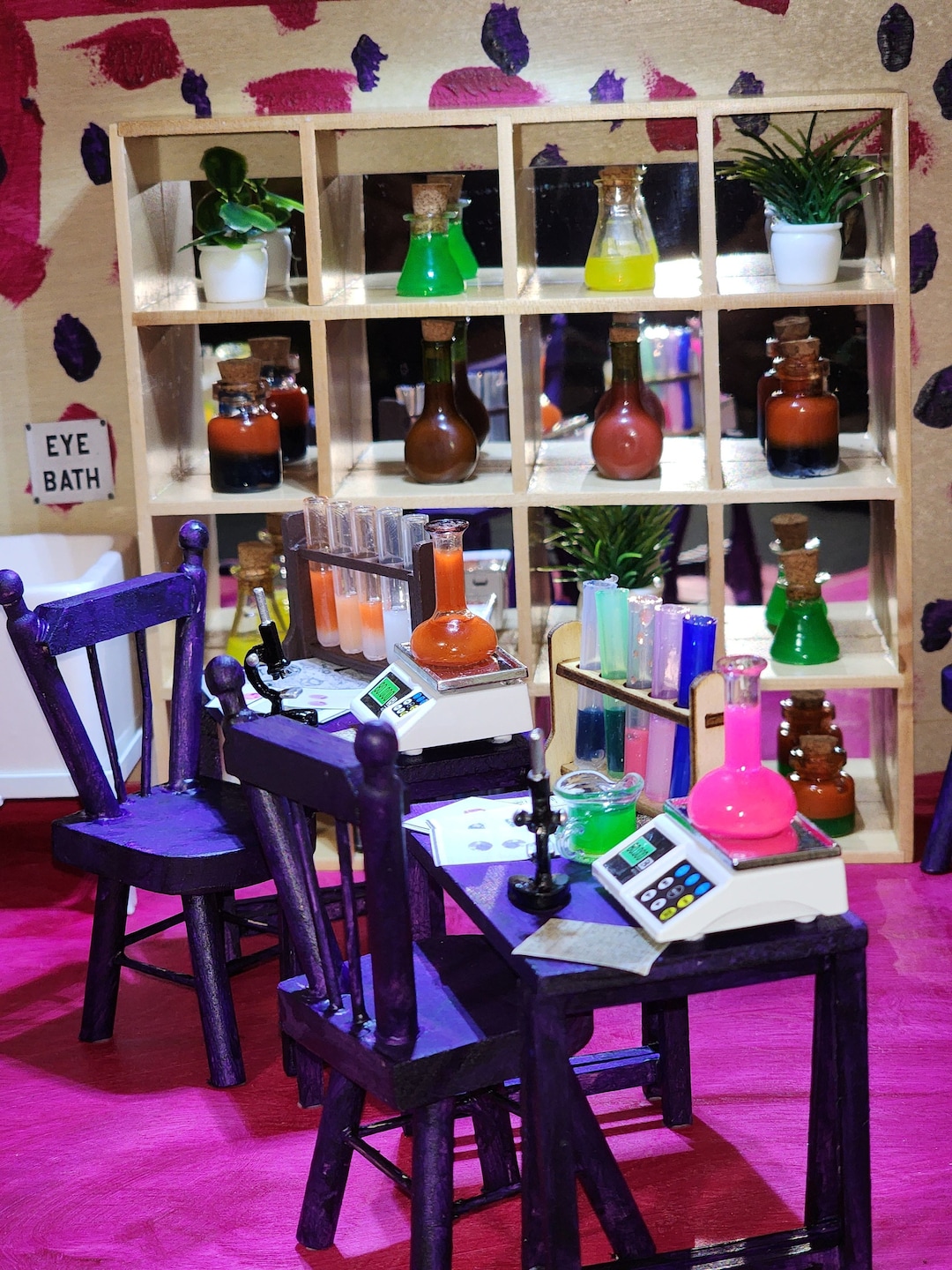 Dollhouse Miniature Laboratory Science Classroom Diorama - Etsy