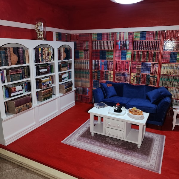 Library Diorama - Etsy