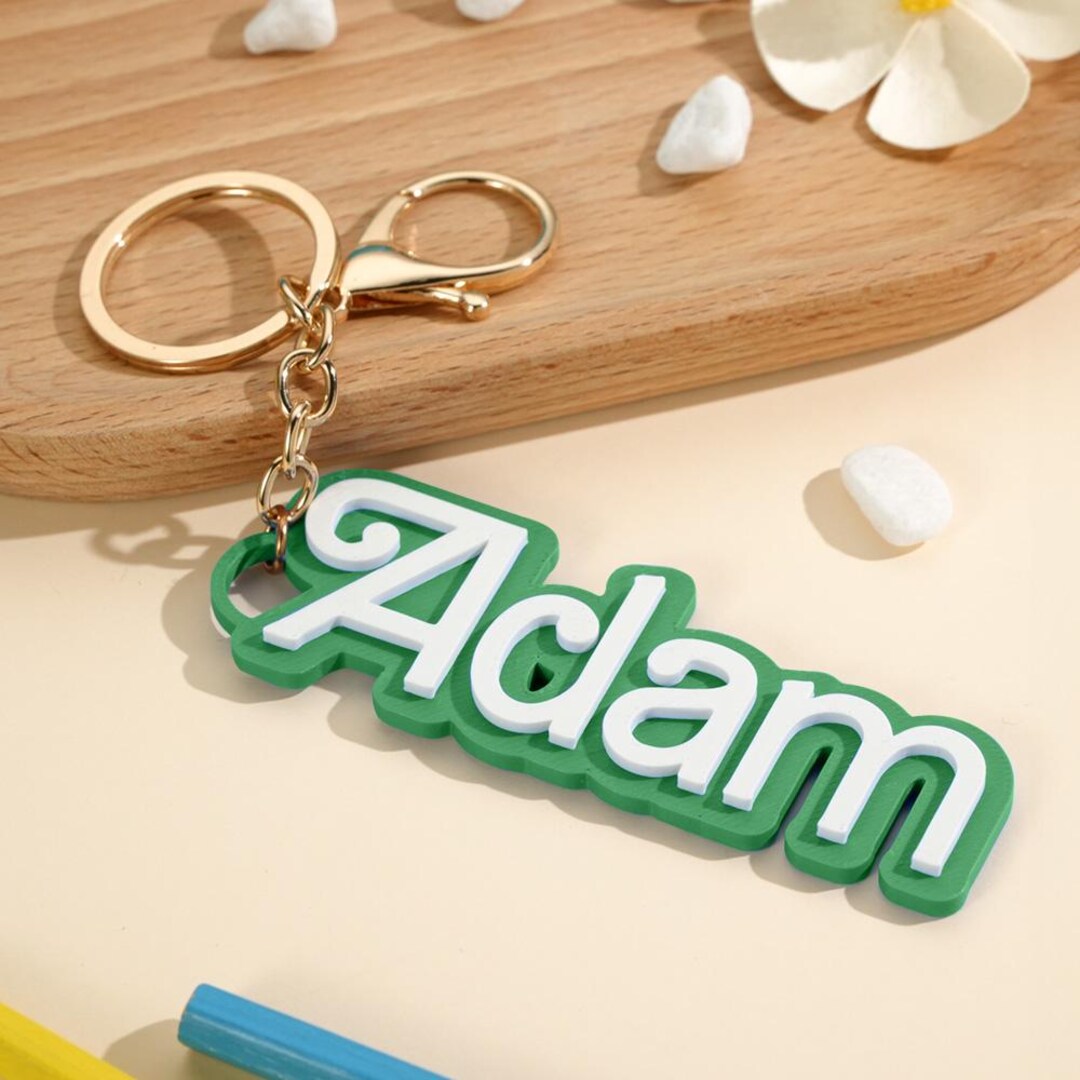 Personalized PLA Backpack Name Tag – Custom School Bag Charm - Etsy