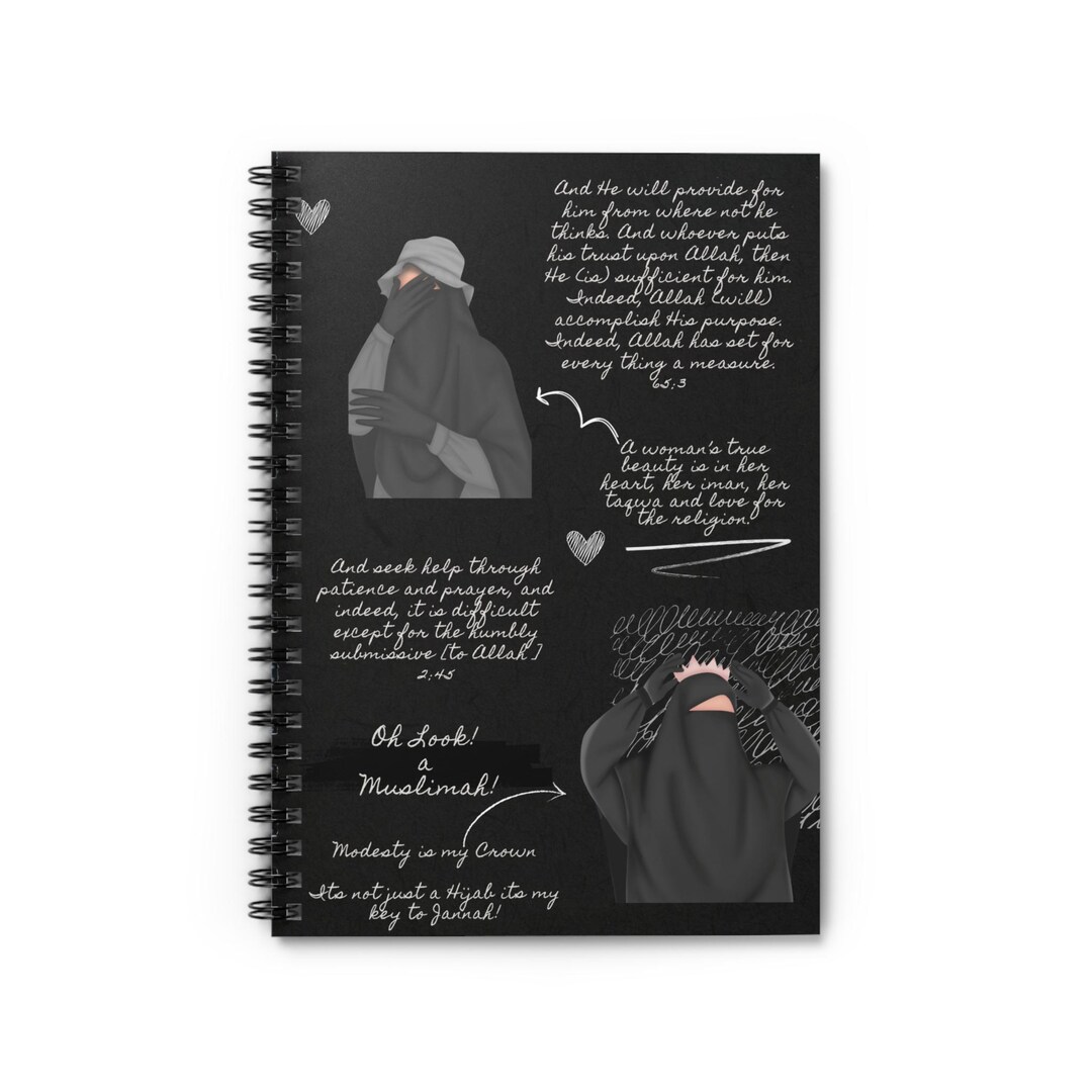 Muslim Women's Spiral Notebook: Inspirational Journal, Eid Gift - Etsy