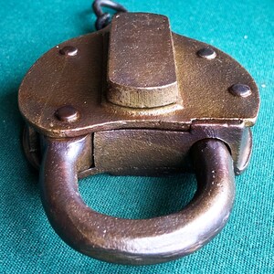 Antique WORRCO Cast Brass Switch Padlock No Key - Etsy