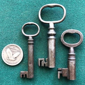 3 Antique Steel British Cabinet Keys – Mid/late 1800s - Etsy