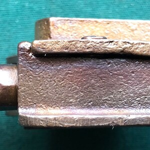 Antique WORRCO Cast Brass Switch Padlock No Key - Etsy