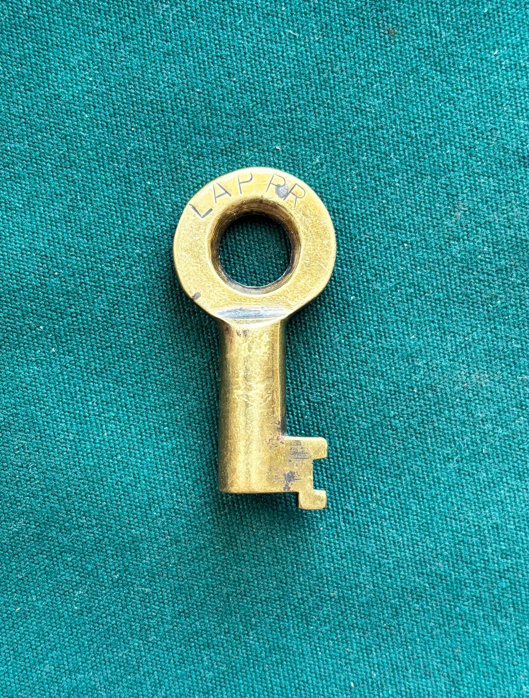 Los Angeles Pacific Railroad ( LAP RR ) Brass Barrel Switch Key ...