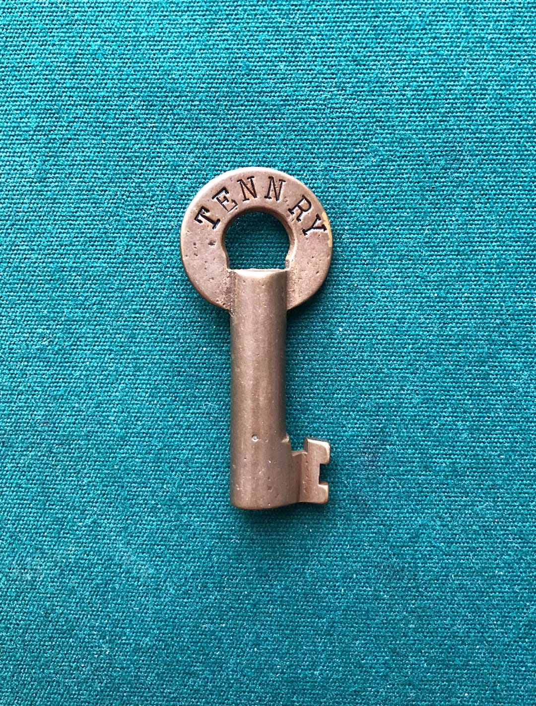 Tennessee Railway TENN RY Brass Barrel Key - Etsy