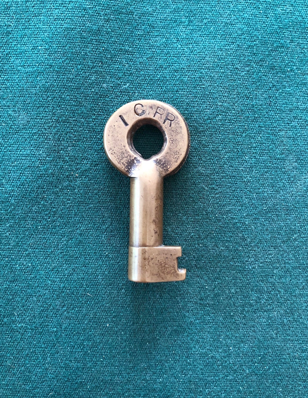 Illinois Central ICRR Railroad Brass Barrel Switch Key - ADLAKE - Etsy