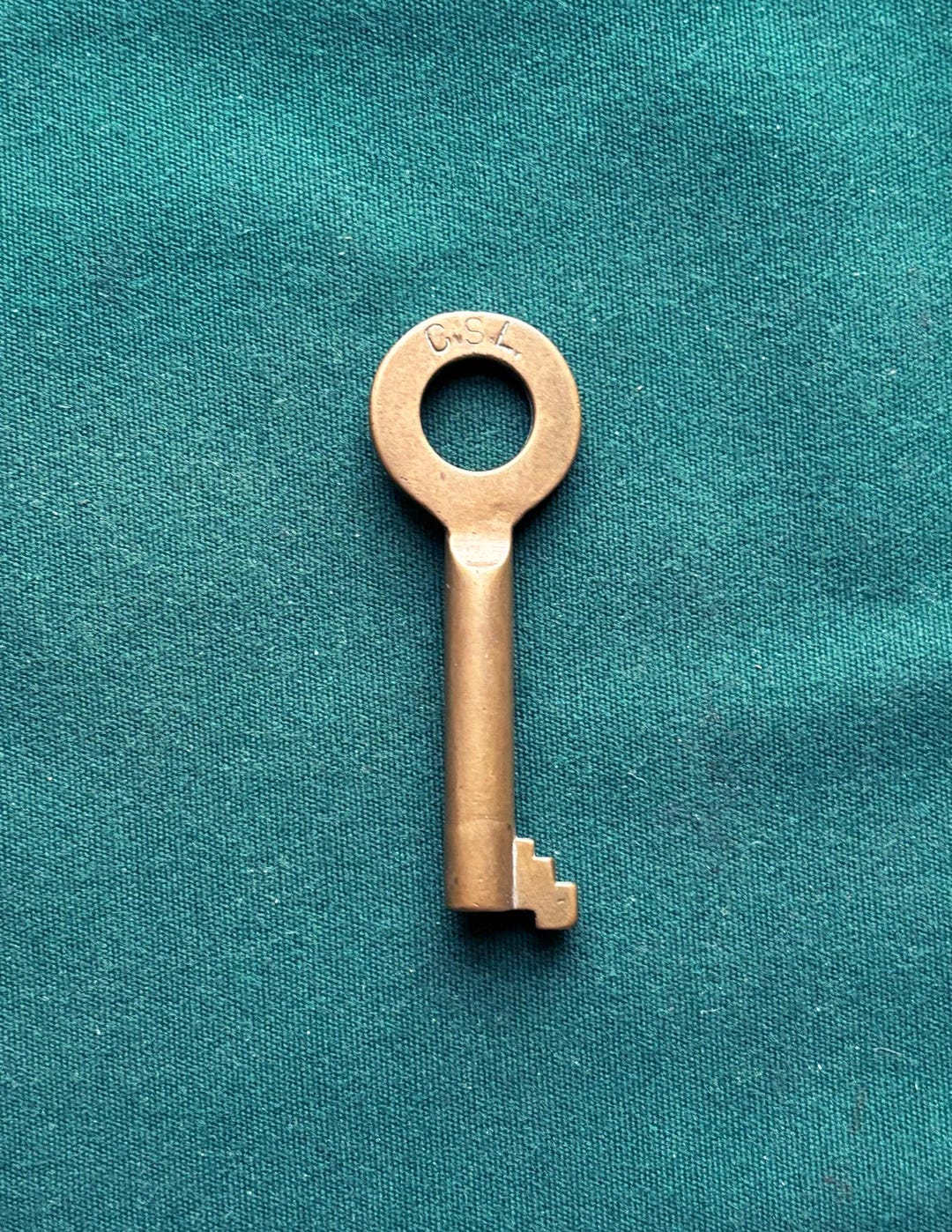 Chicago Surface Line ( CSL ) Railroad Brass Barrel Coach or Caboose Key ...