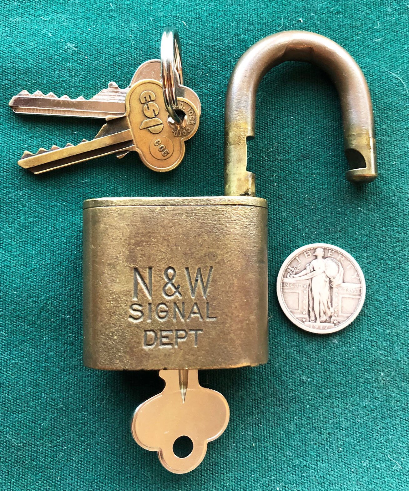 Art & Collectibles Collectibles Signal Department Vintage Padlock N&W ...