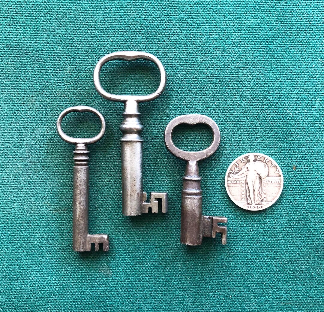 3 Antique Steel British Cabinet Keys – Mid/late 1800s - Etsy