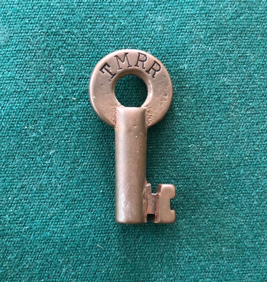 Texas Mexican Tex-mex Railway TMRR Brass Barrel Key - Etsy