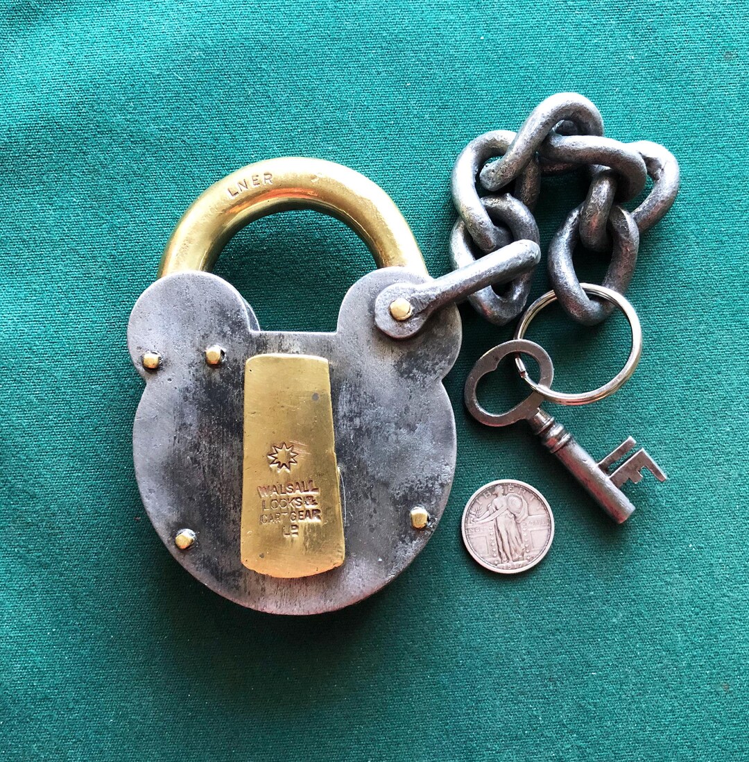 Antique Large London North Eastern Railway ( LNER ) Brass & Steel ...