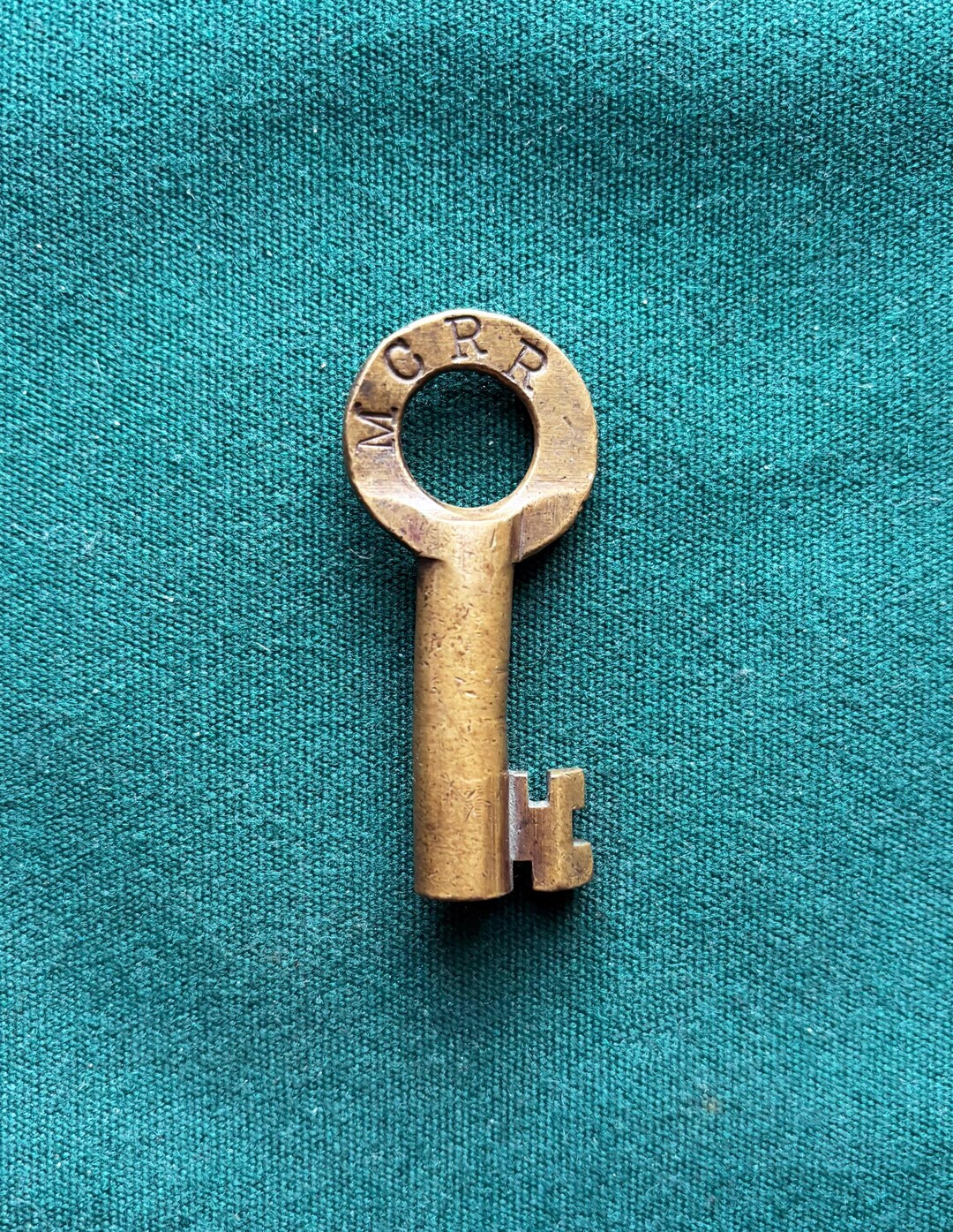 Maine Central Railroad MCRR Brass Barrel Switch Key WILSON BOHANNAN ...