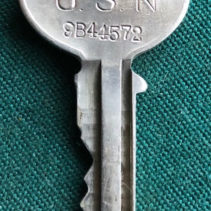 Vintage Brass United States Navy USN Pin Tumbler CORBIN Padlock ...