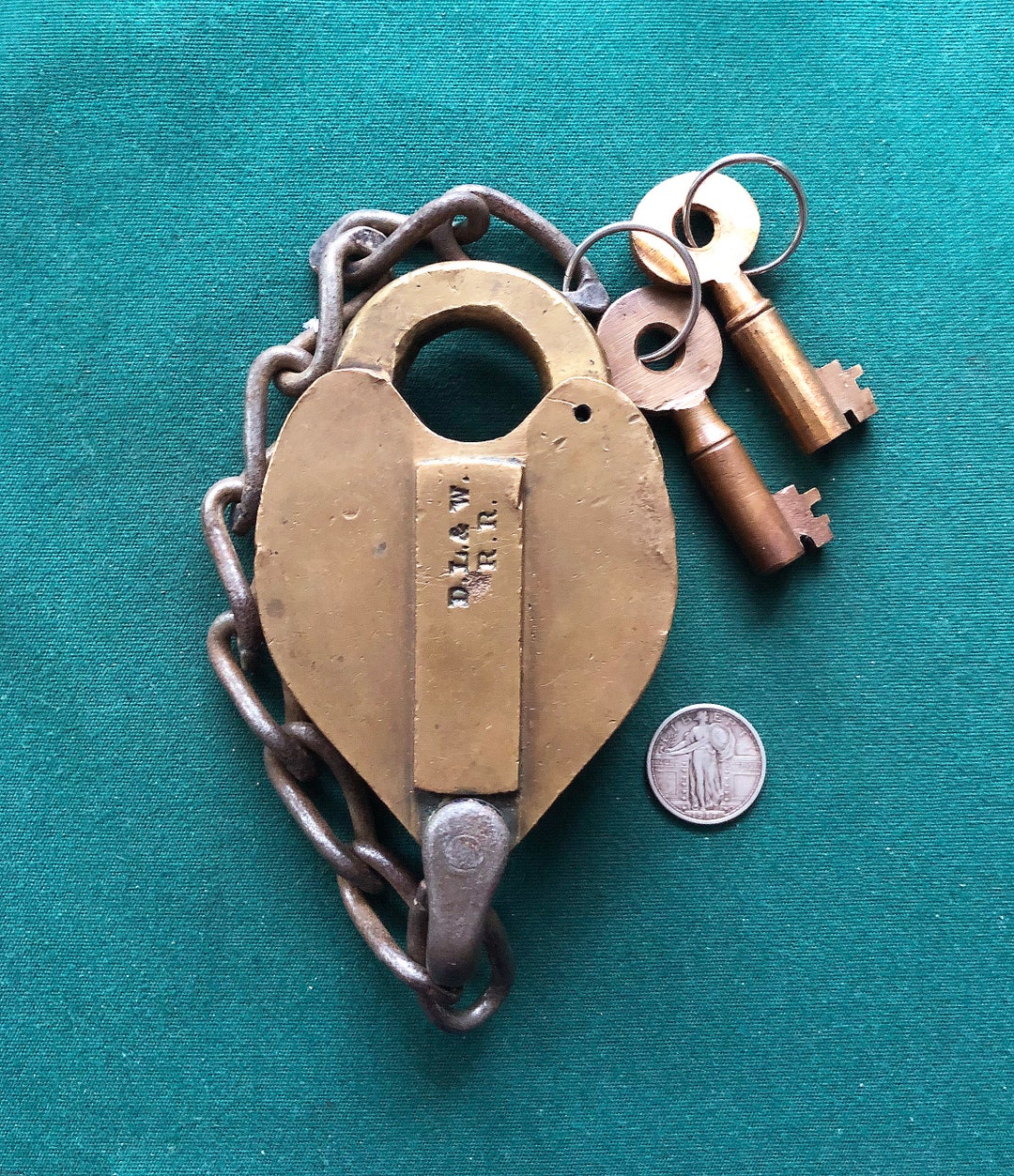 Delaware, Lackawanna and Western DL&W RR Railroad ROMER Freight Seal ...