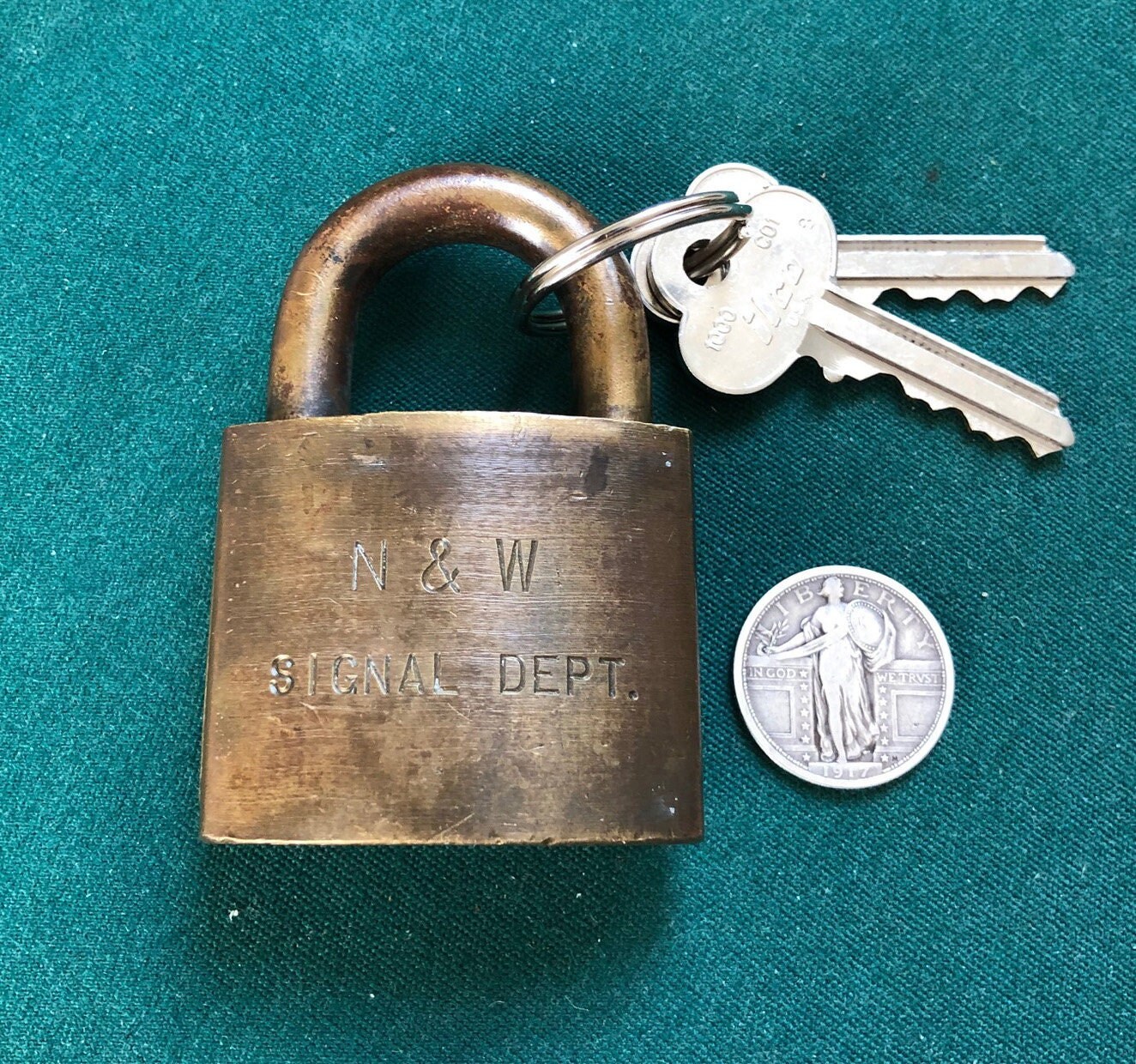 Art & Collectibles Collectibles Signal Department Vintage Padlock N&W ...