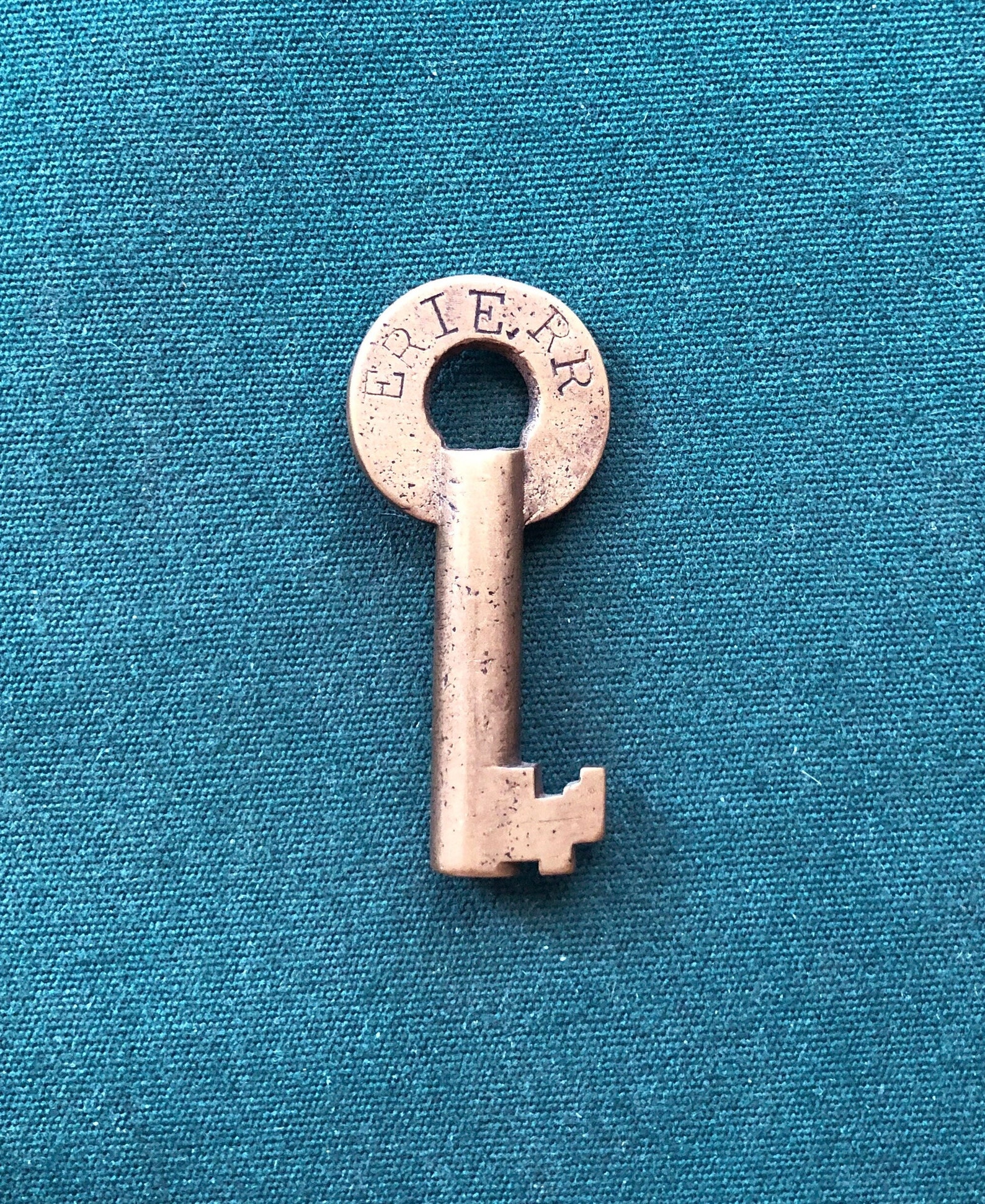 Erie Railroad ERR ( ERIE RR ) Brass Barrel Switch Key – Slaymaker – Pre ...