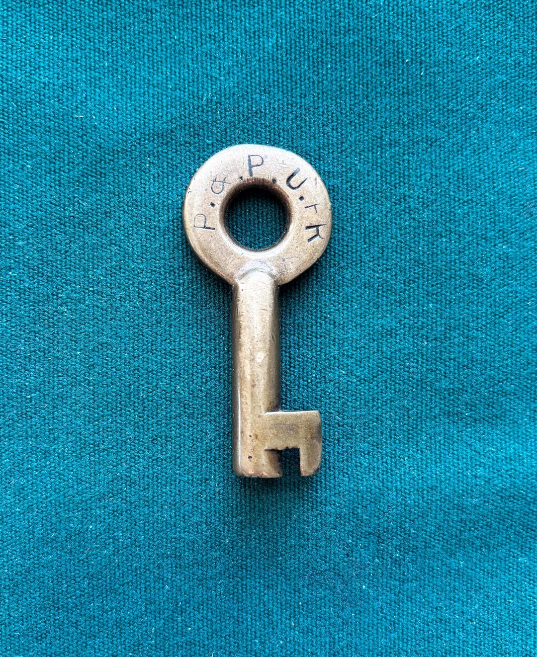 Peoria and Perkin Union Railway ( PPU ) Brass Barrel Switch Key – Adams ...