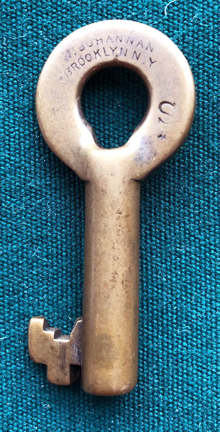 Erie Railroad ERR Brass Barrel Switch Key WILSON BOHANNAN - Etsy
